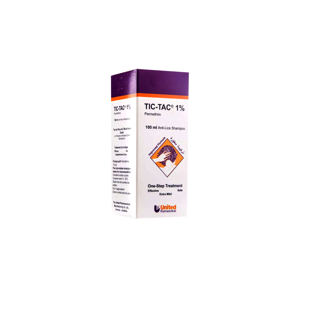 Tic Tac 1% Anti Lice Shampoo, 100 ML – PharmaCare Online
