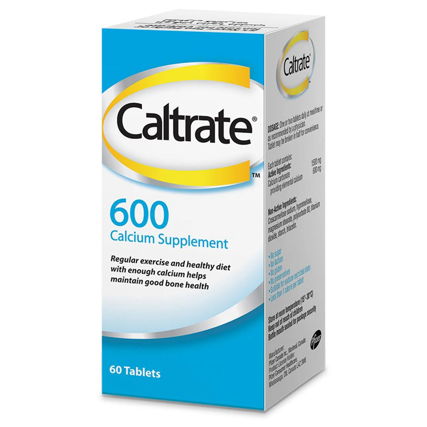 Caltrate 600 Tab 60's – PharmaCare Online