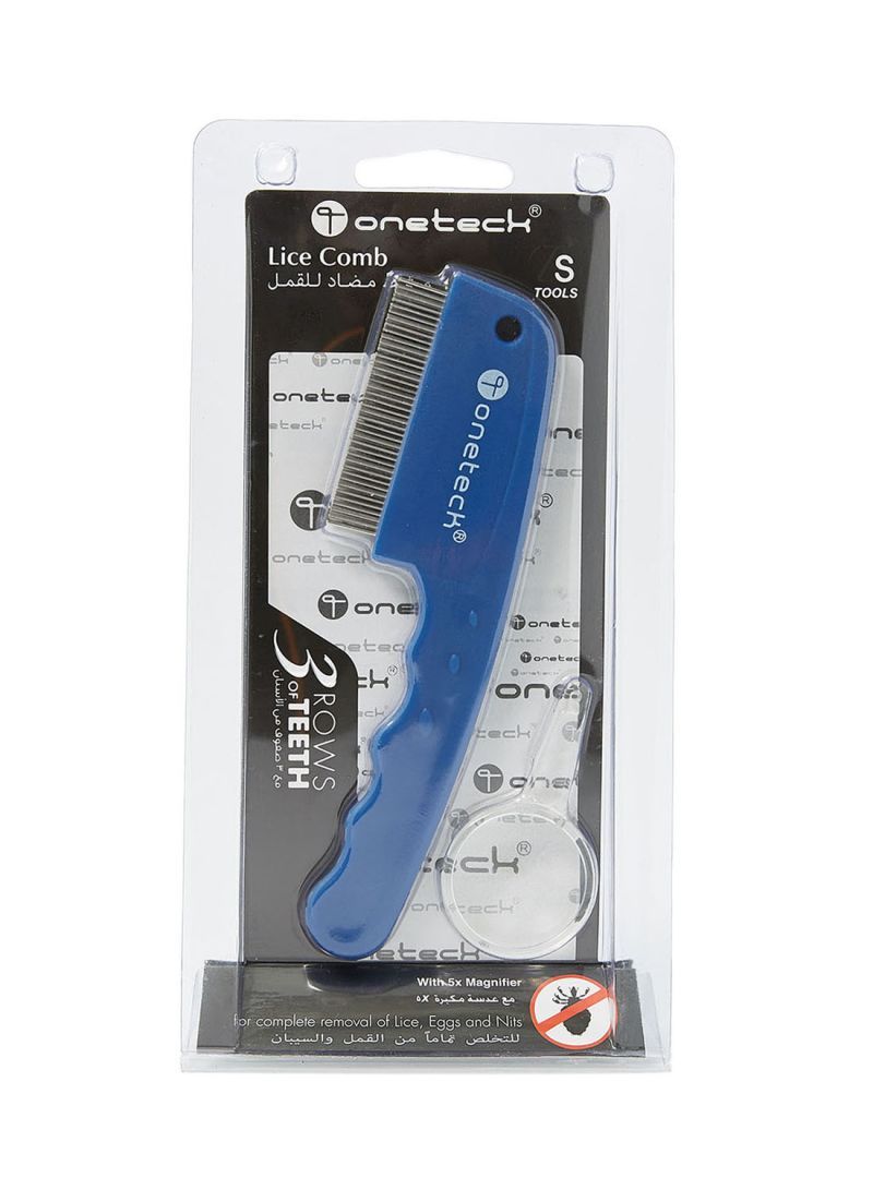 Oneteck Lice Comb Blue With 3 Rows – PharmaCare Online