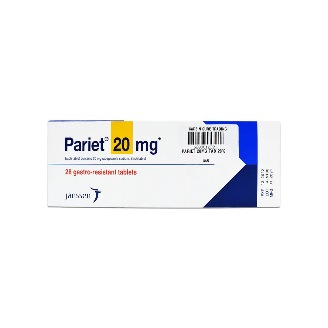 Pariet 20Mg Tablet 28's – PharmaCare Online
