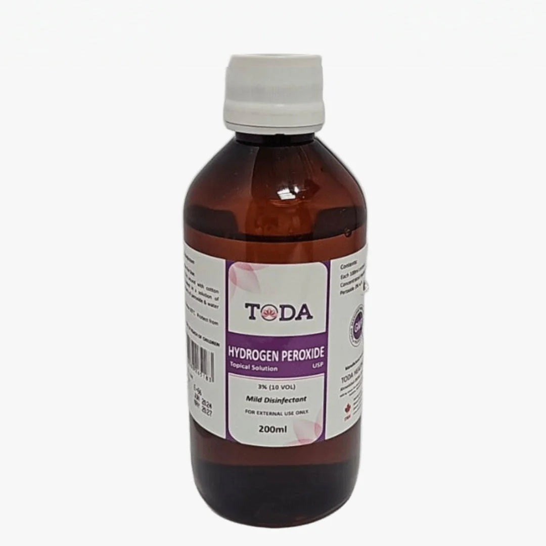 Toda Hydrogen Peroxide Solution 3% 200Ml – PharmaCare Online