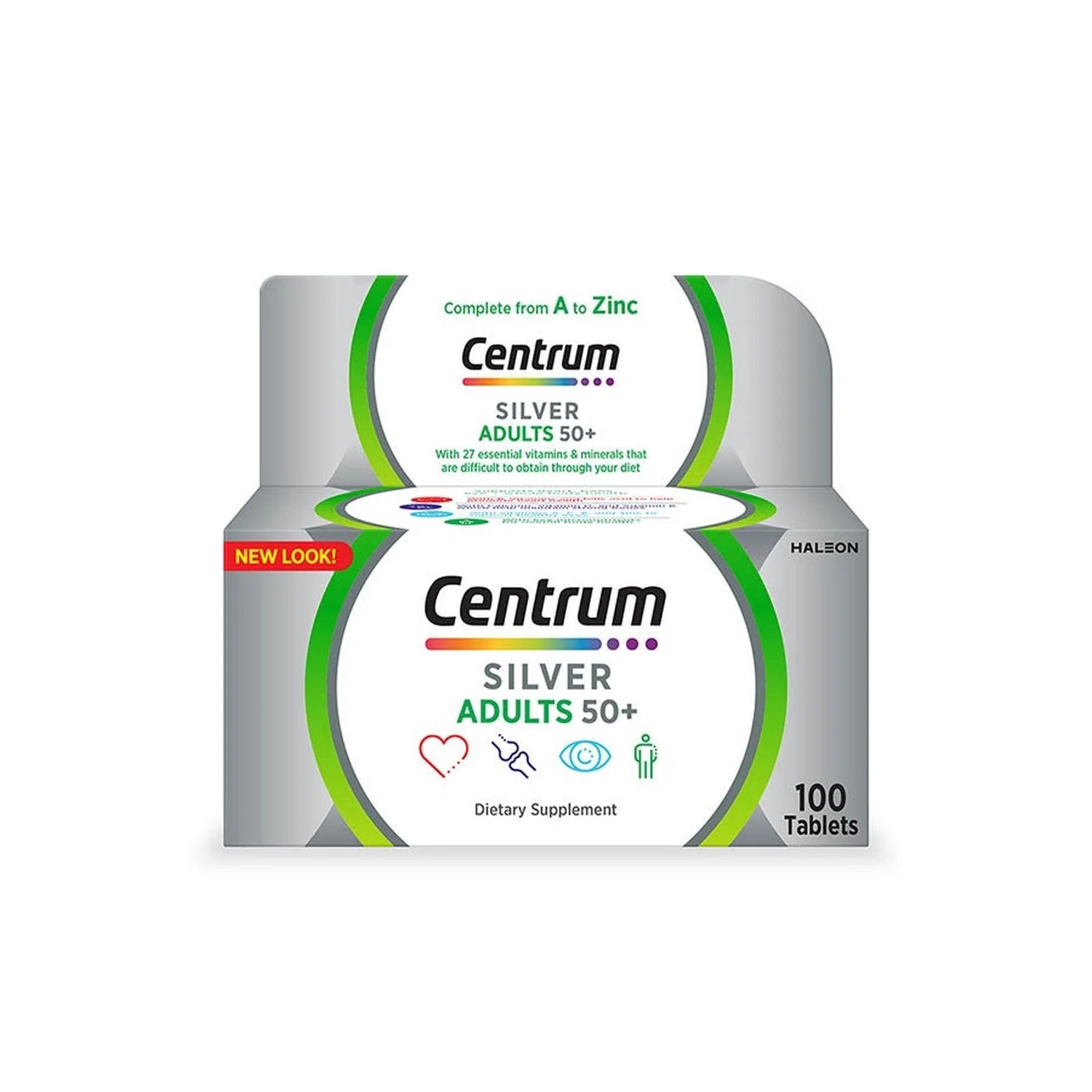 Centrum Silver Adults 50+ Tab 100's – PharmaCare Online