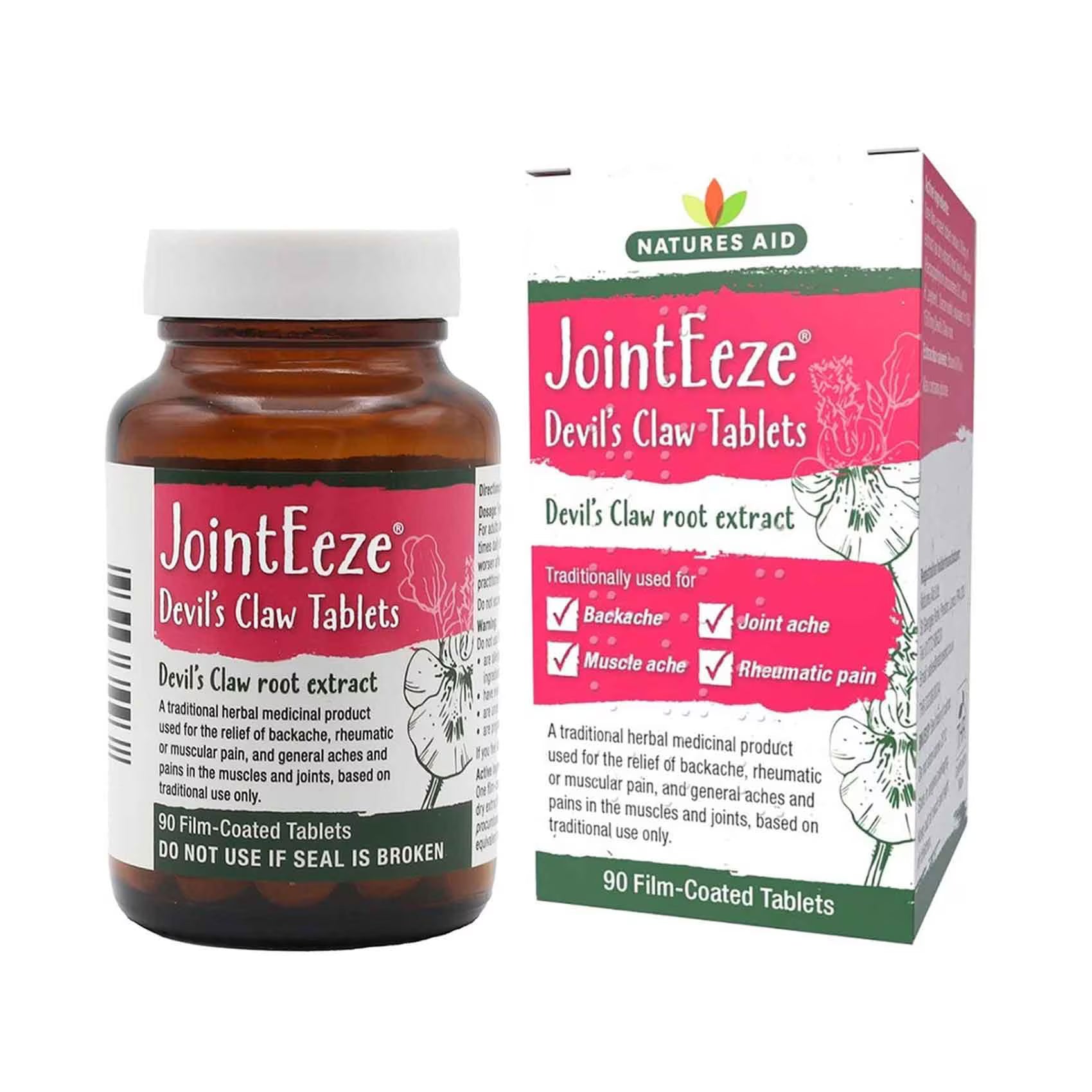 Natures Aid JointEeze Tablets Devil's Claw 90 Tablets – PharmaCare Online