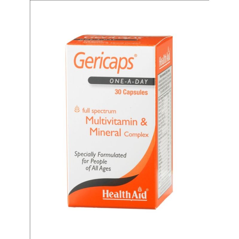 Health Aid Gericaps Multi Vitamin + Minerals Capsule, 30's – PharmaCare ...