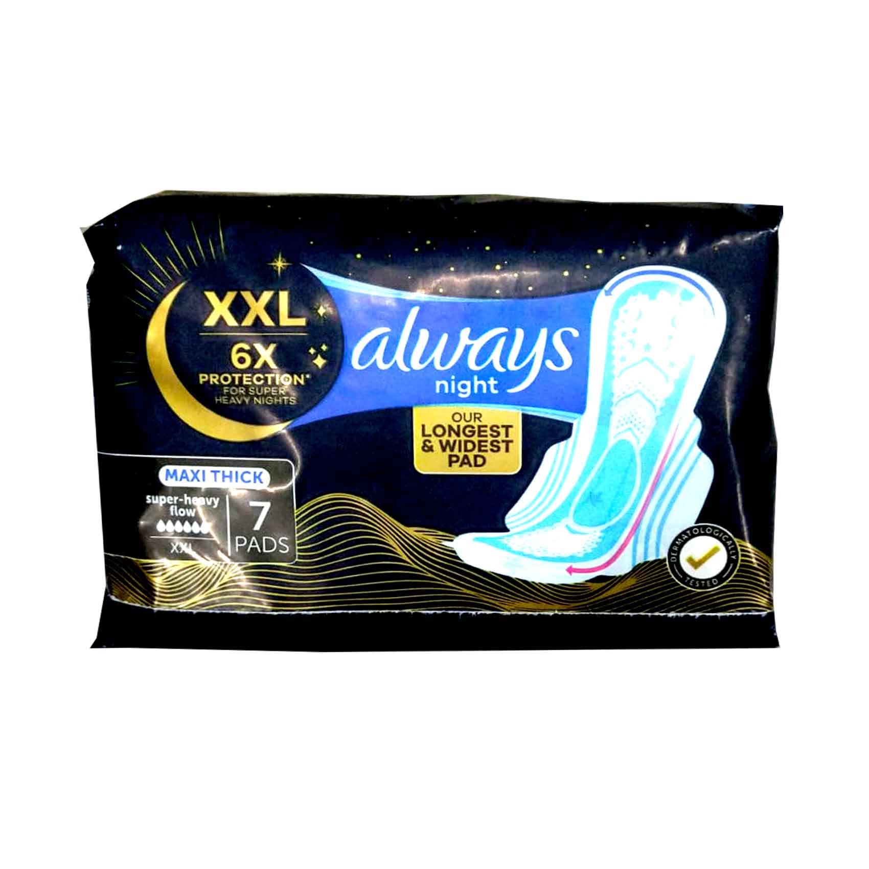 Always Dreamzz Maxi Thick Pads XXL 7'S – PharmaCare Online