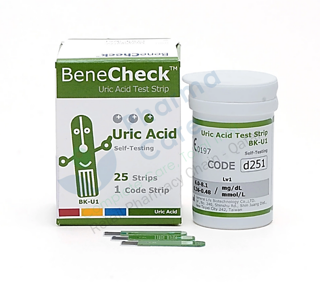 Benechek Uric Acid Strips, 25's – PharmaCare Online