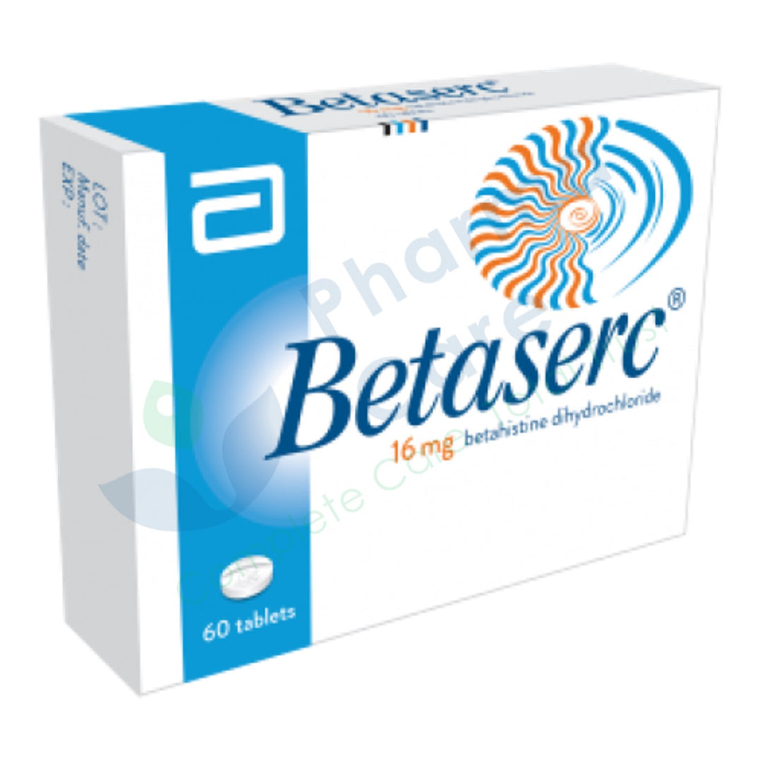 Betaserc 16 Mg Tablet 60's – PharmaCare Online