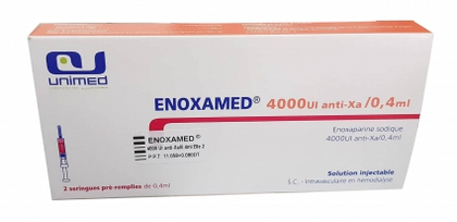 Enoxamed 4000 IU Anti XA / 0.4 ml Injection – PharmaCare Online