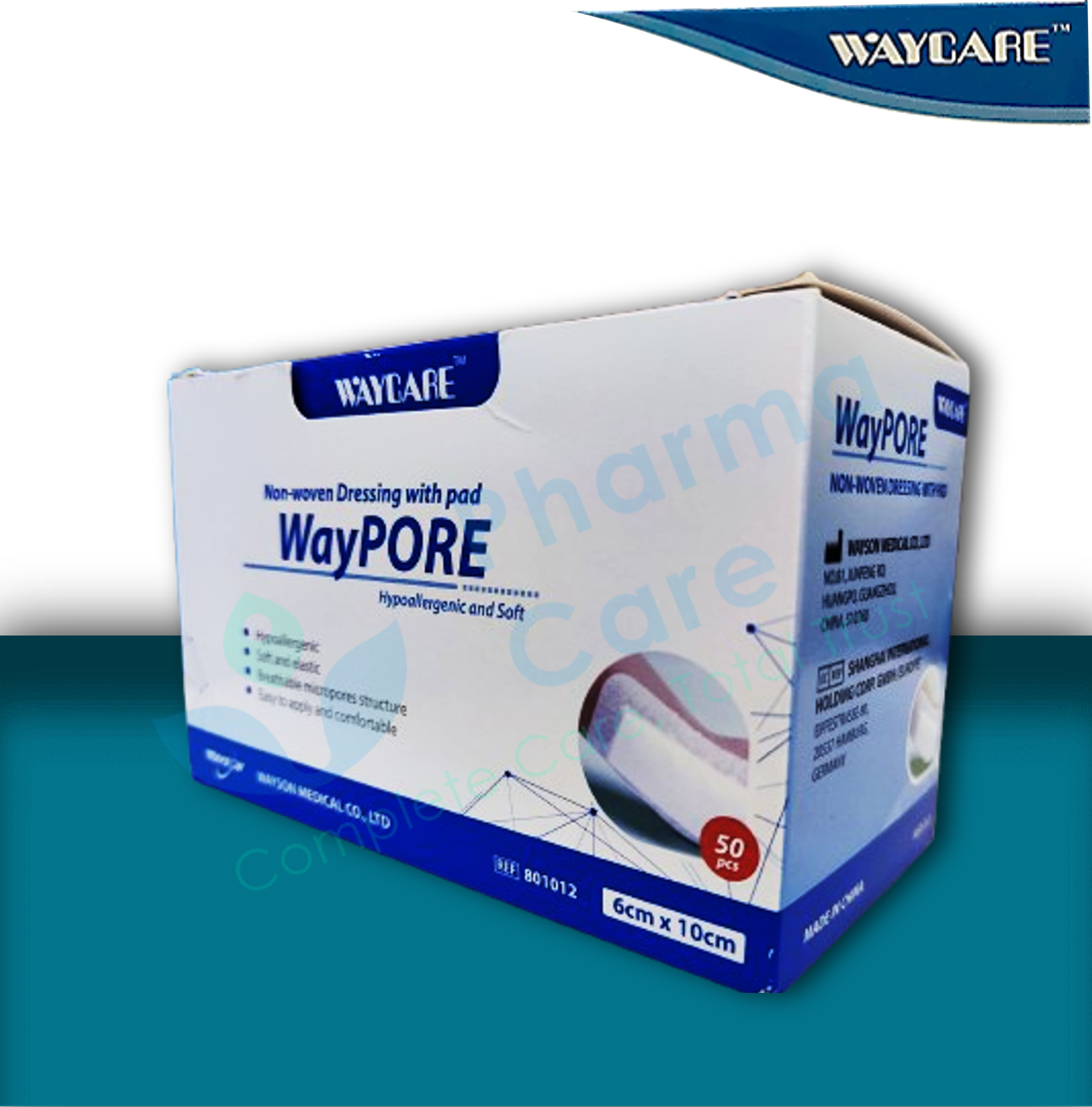Waycare Wound Dressing Pad [6X10] 50S – PharmaCare Online