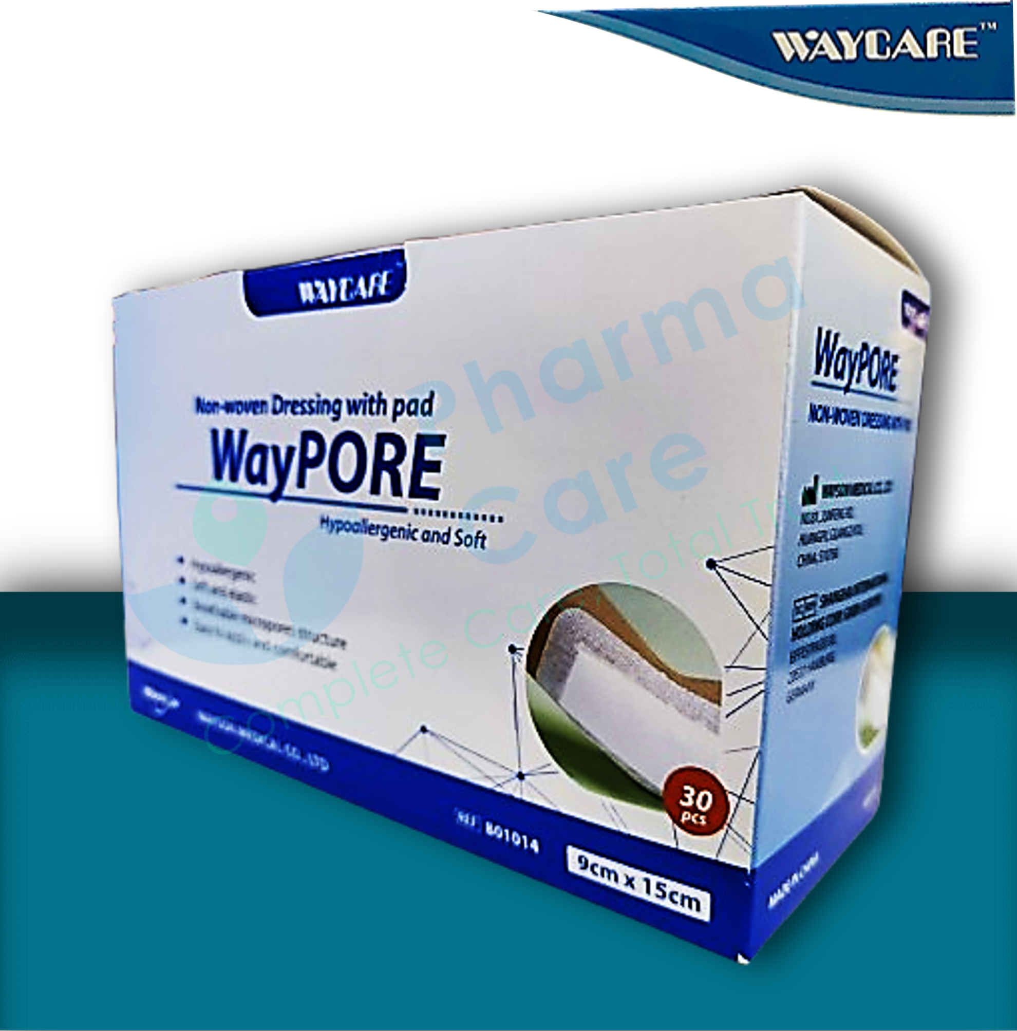 Waycare Wound Dressing Pad [9X15] 30S – PharmaCare Online
