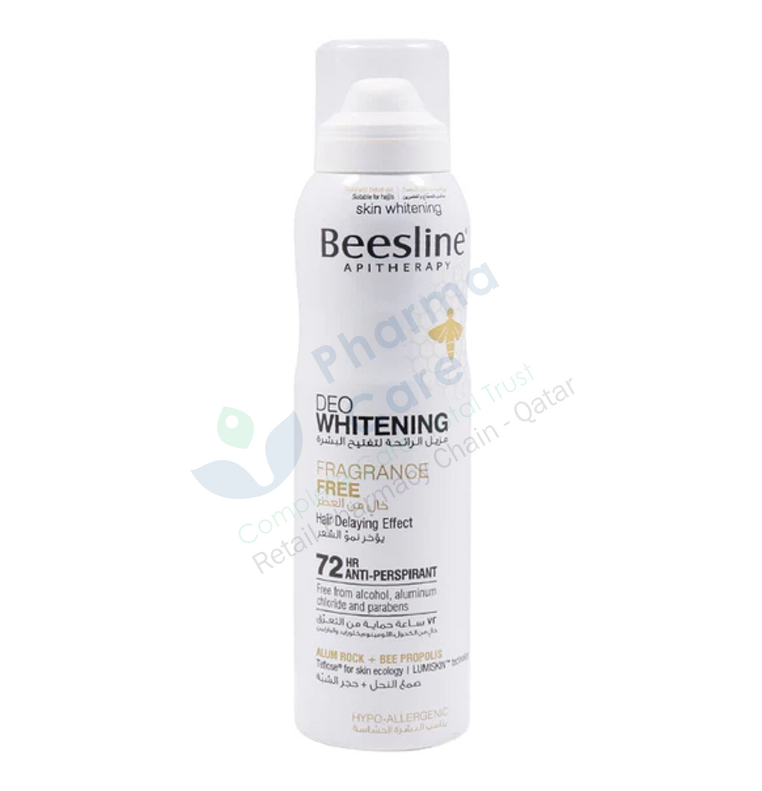 Beesline Deo Whitening Fragrance Free 72 Hours Spray 150 ML ...