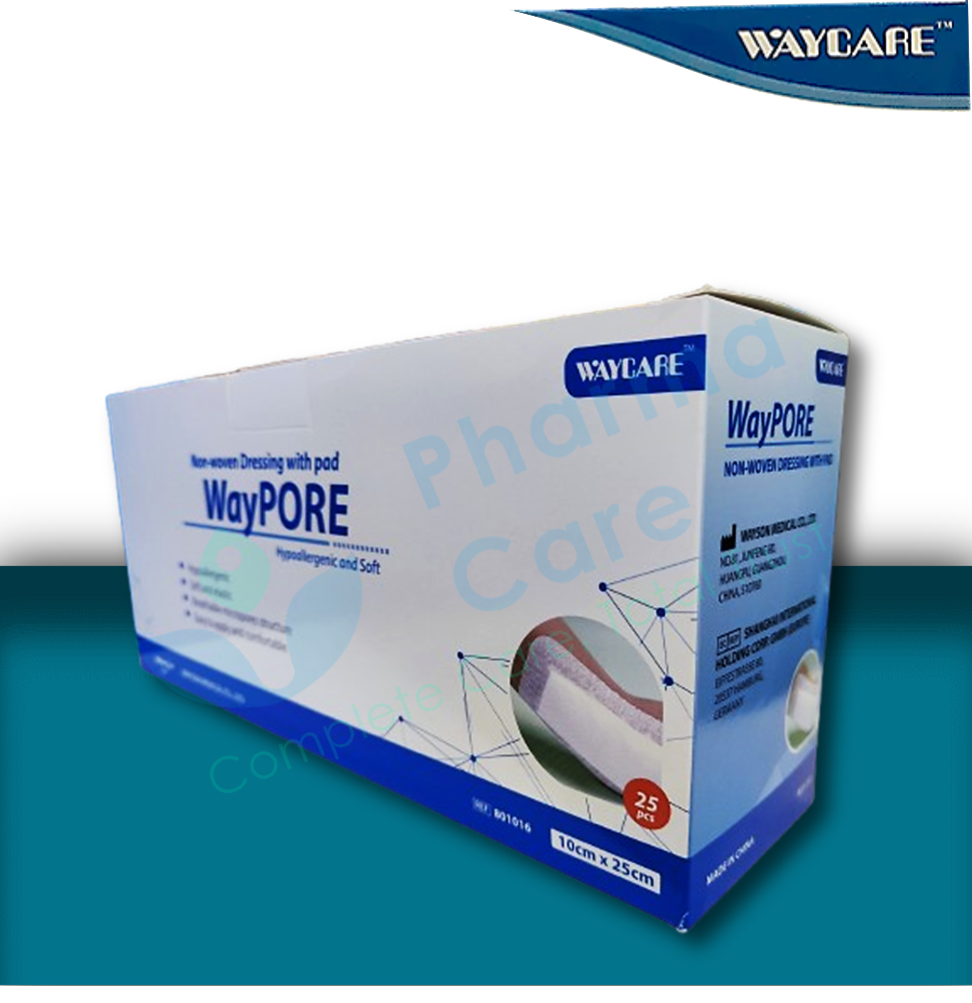 Waycare Wound Dressing Pad [10X25] 25S – PharmaCare Online