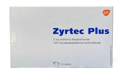 Zyrtec plus 14 Tablets – PharmaCare Online