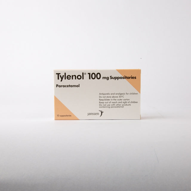 Tylenol 100Mg Suppositories 10S – PharmaCare Online