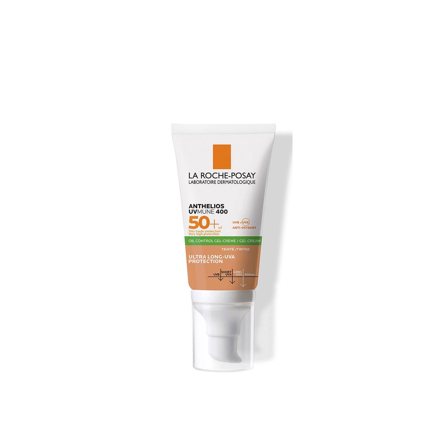 La Roche Posay Anthelios XL Dry Touch Tinted Gel Sunscreen, SPF 50+ 50 ...
