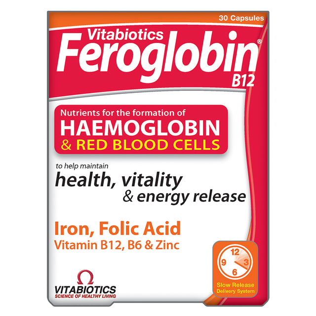 Vitabiotics Feroglobin Capsule, 30's – PharmaCare Online