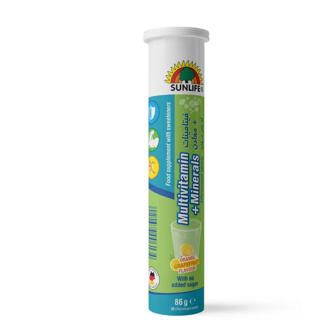 Sunlife Multivitamin + Minerals 20 effervescent 20 tablets – PharmaCare ...