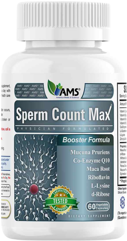 AMS Sperm Count Max Capsule 60's – PharmaCare Online
